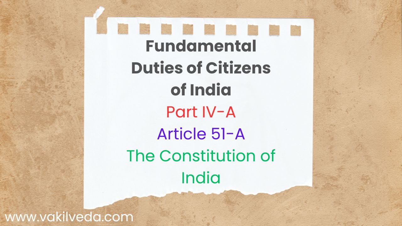 Fundamental Duties under the Indian Constitution